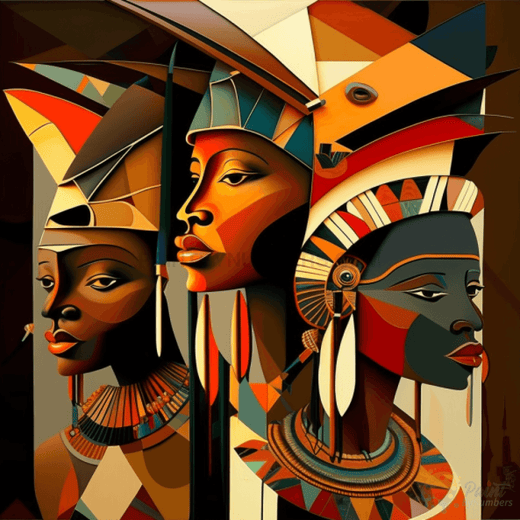 African – Paint By Numbers